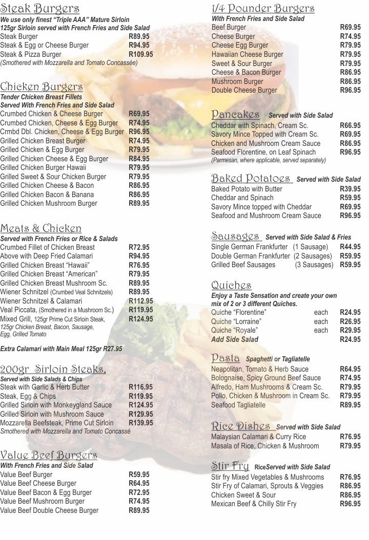 Beachcomber Bistro – The Fish Hoek Galley